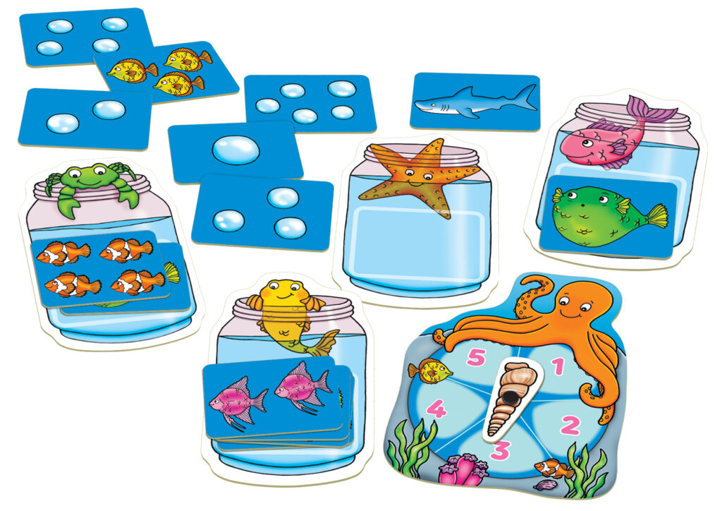 Orchard Toys Catch & Count Game - Nut Tree Toys