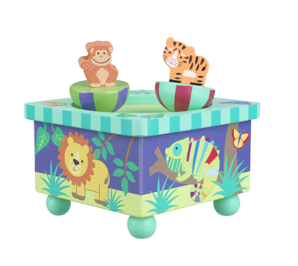 Orange Tree Toys Jungle Animals Music Box 2024 - FSC® approved - Nut ...