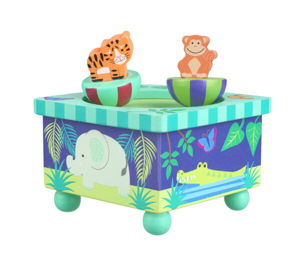 Orange Tree Toys Jungle Animals Music Box 2024 - FSC® approved - Nut ...